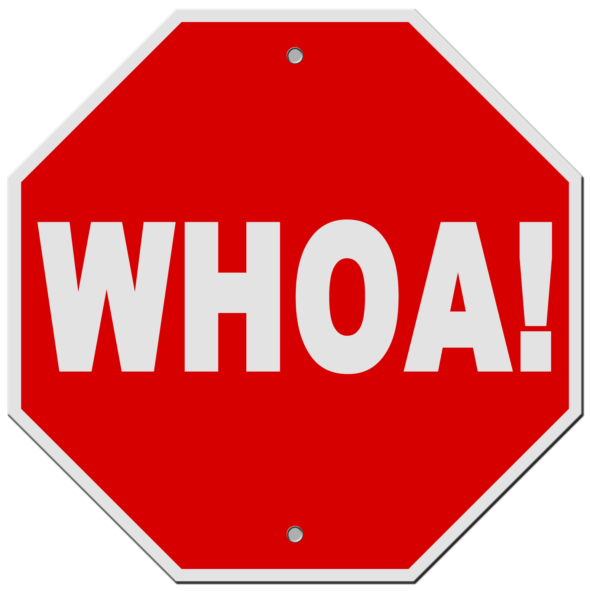 Whoa Stop Sign Whoa 1 Free Photo Download | FreeImages